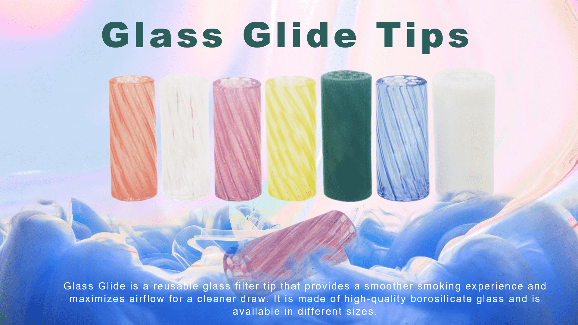 10mm glass smoking filter tips supplier | Archibald